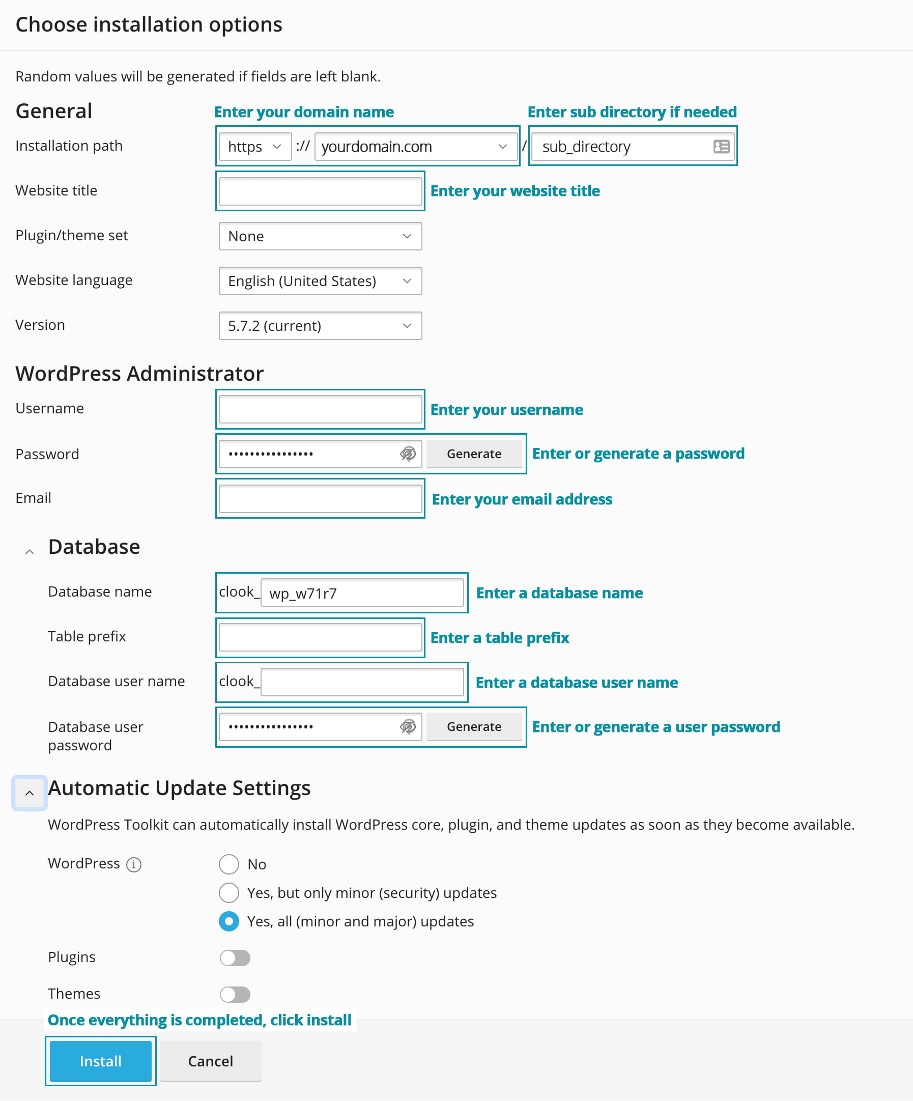 How Do I Use Wordpress Toolkit With Wordpress Clook Internet Blog